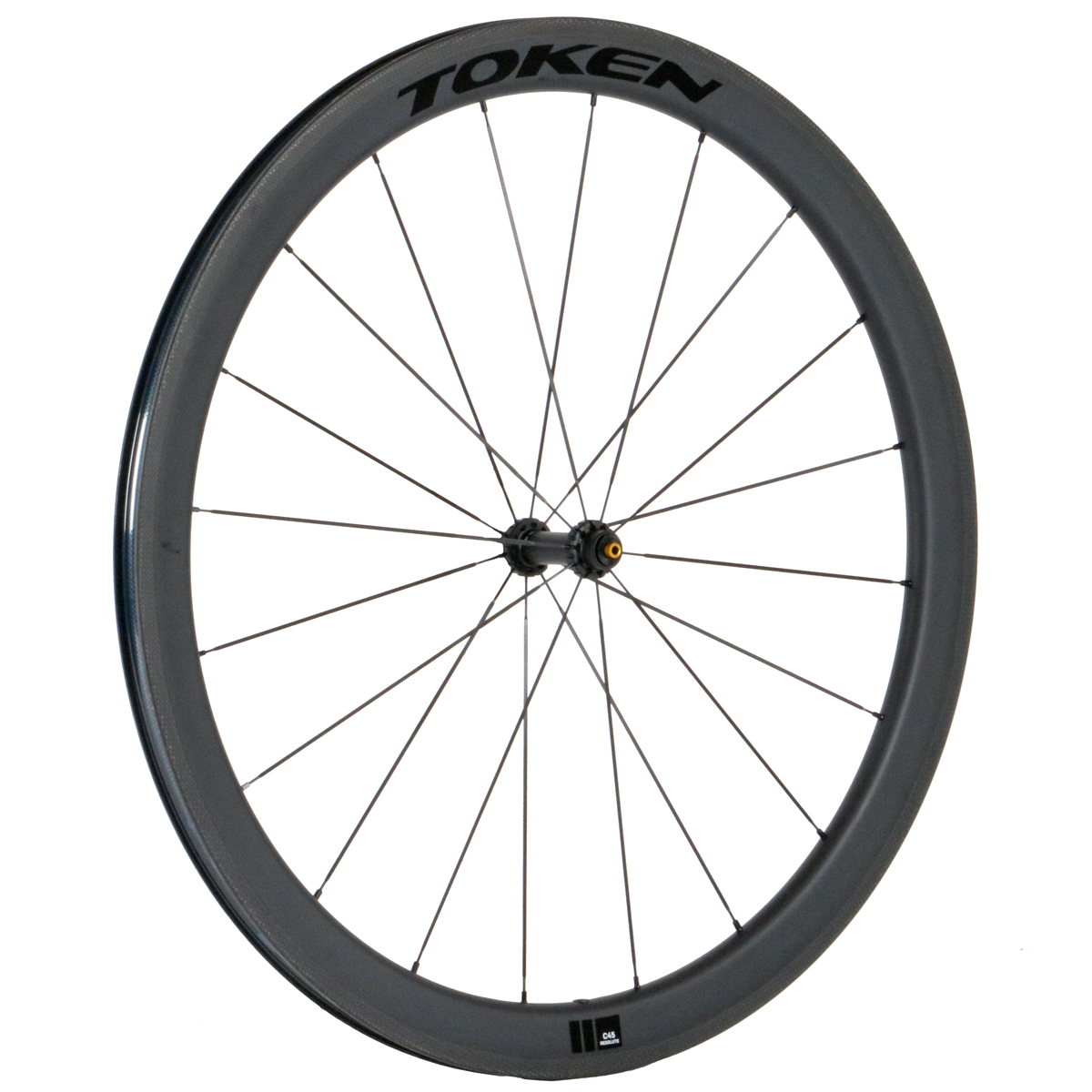 Token C45 Resolute TBT Carbon Wheelset - 700c | Merlin Cycles