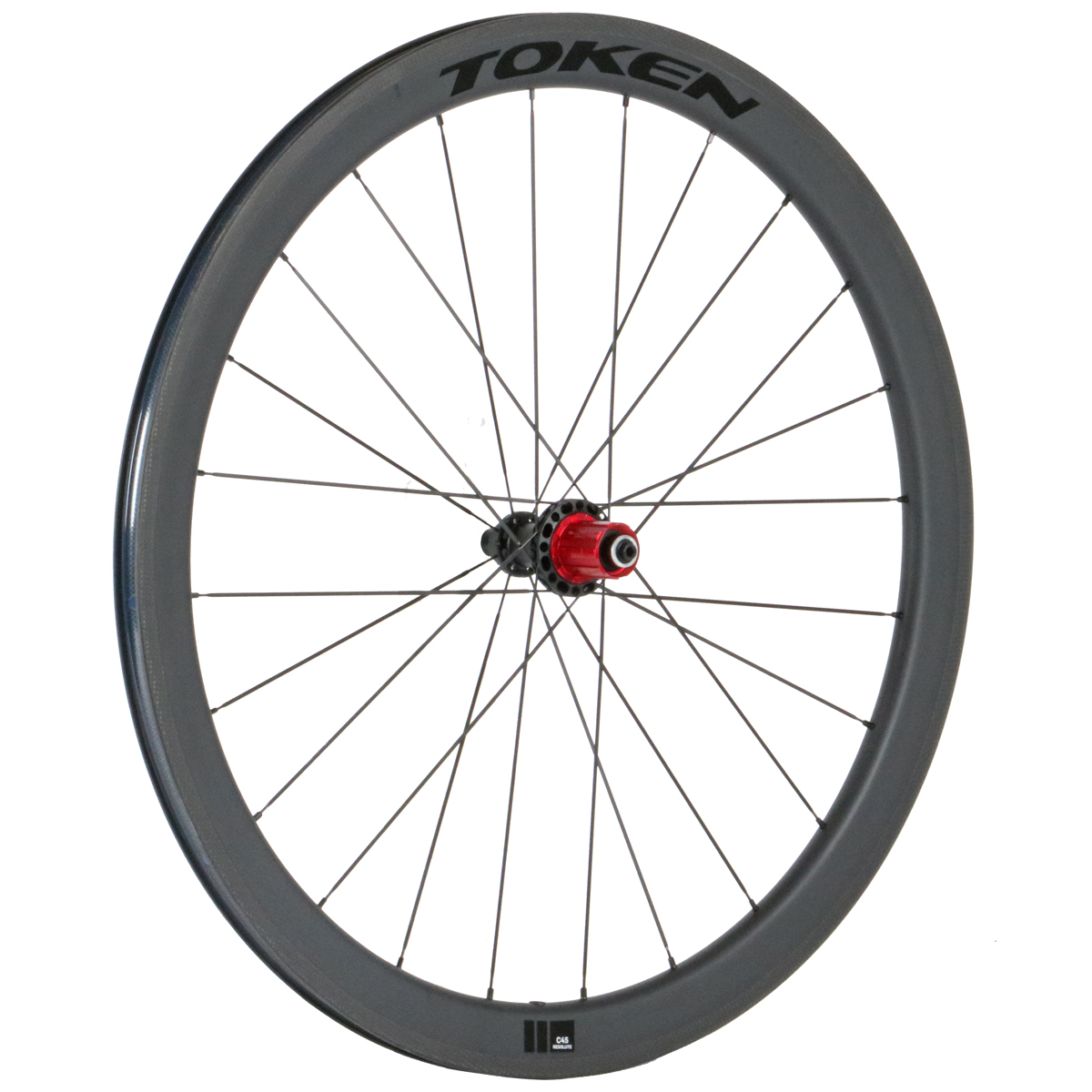 Token C45 Resolute TBT Carbon Wheelset - 700c | Merlin Cycles