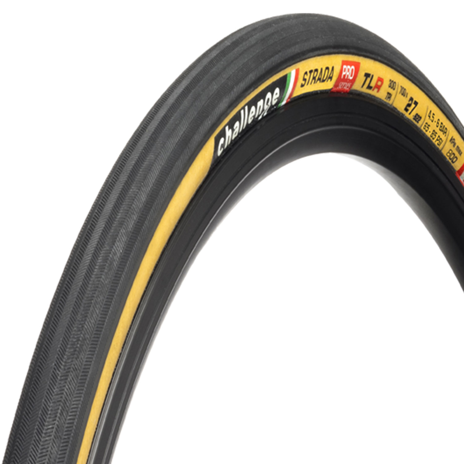 Challenge Strada Pro Handmade Tubeless Ready Road Tyre | Merlin Cycles