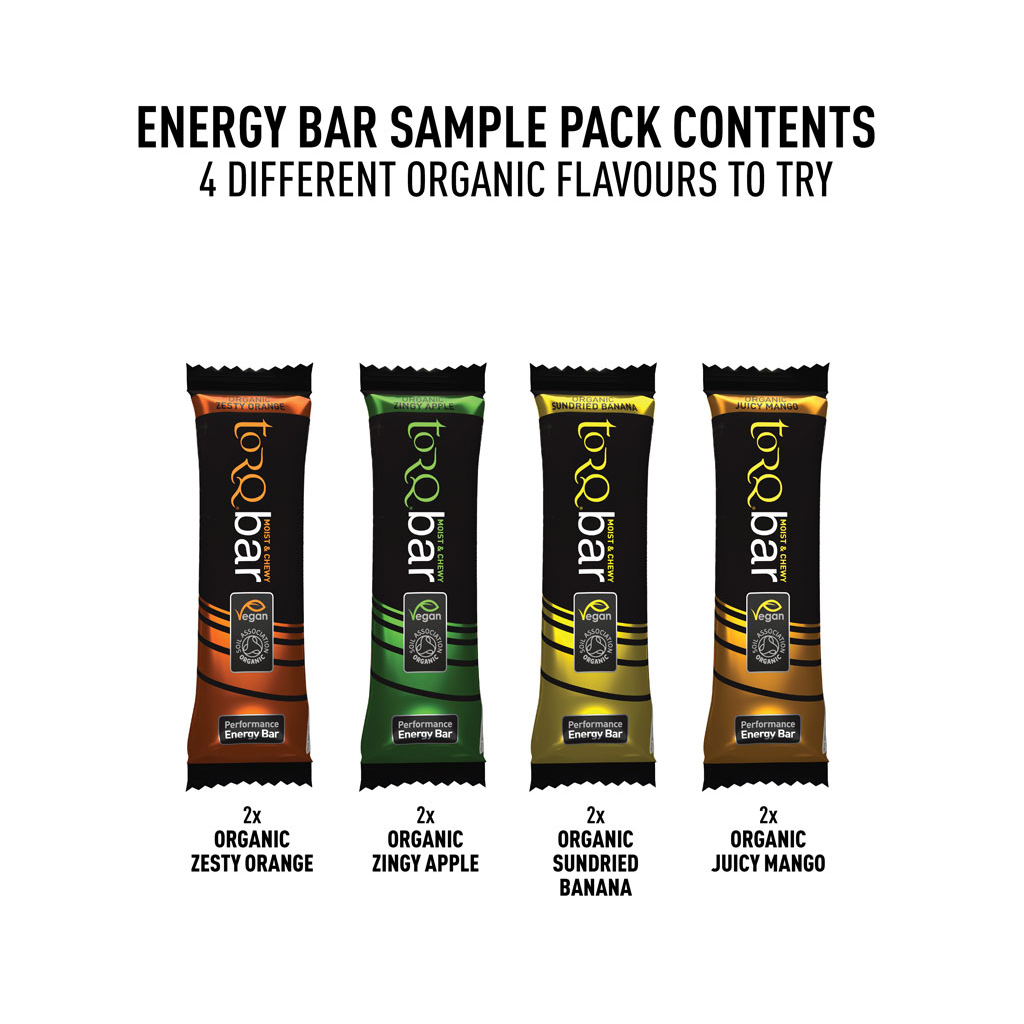 Torq 8 Organic Bar Sample Pack | Merlin Cycles