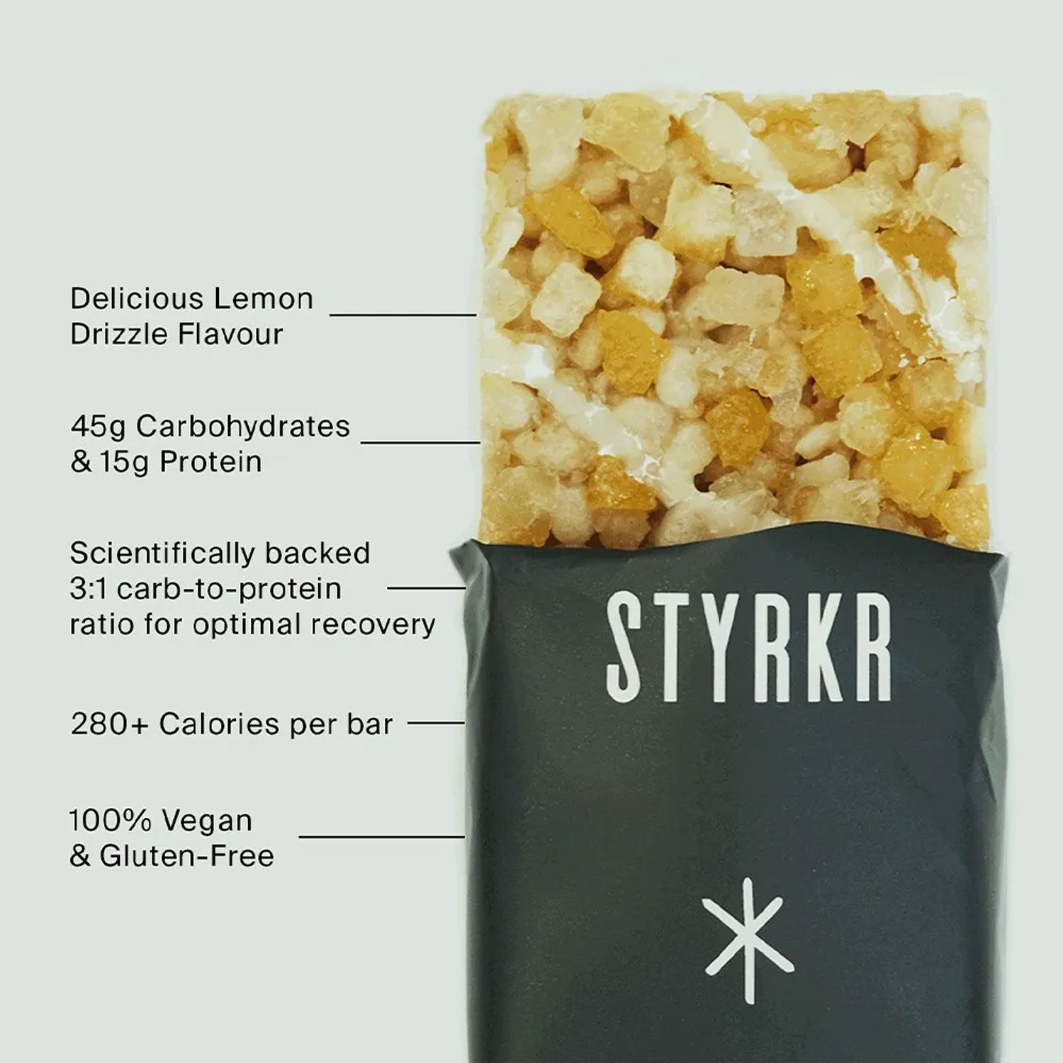 Styrkr Bar+ Recovery Protein Bar - Box of 12 | Merlin Cycles