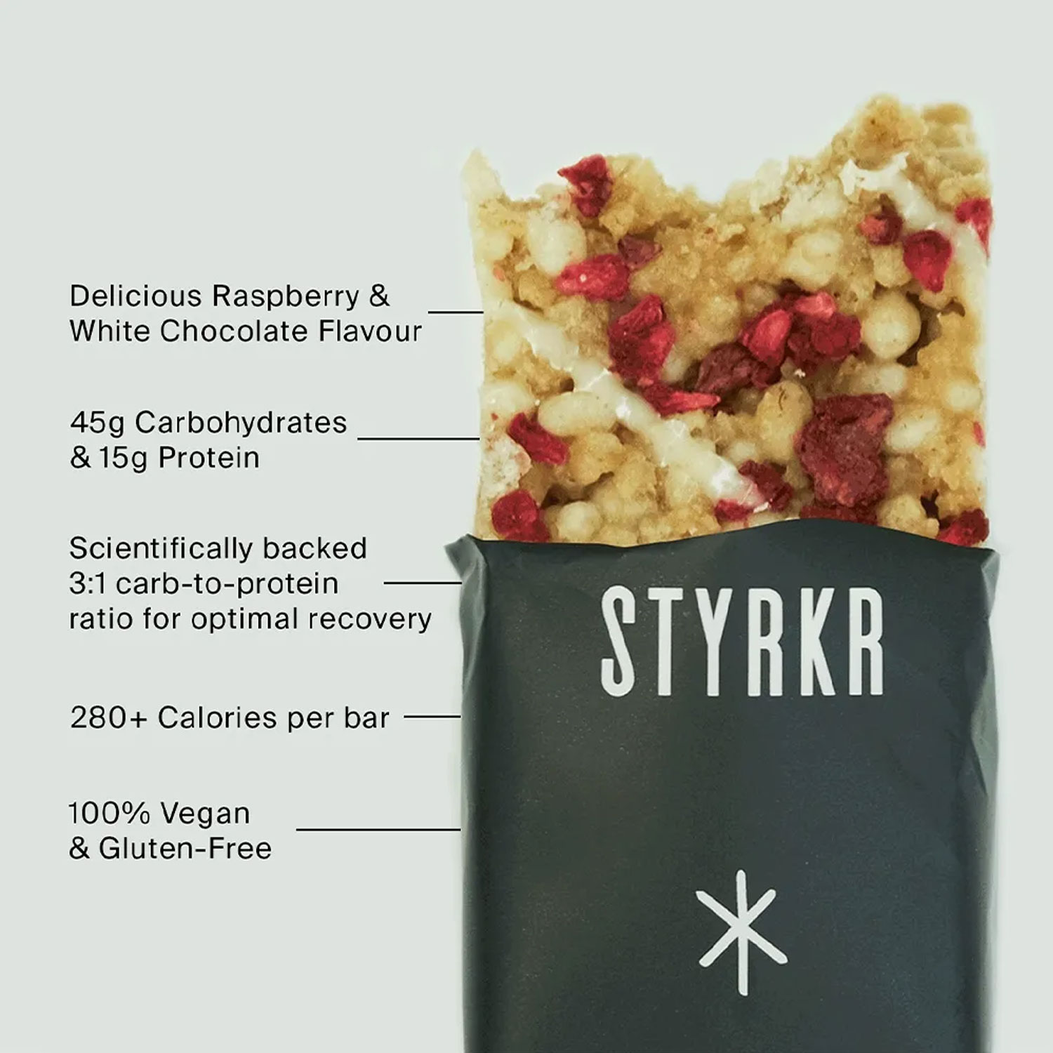 Styrkr Bar+ Recovery Protein Bar - Box of 12 | Merlin Cycles