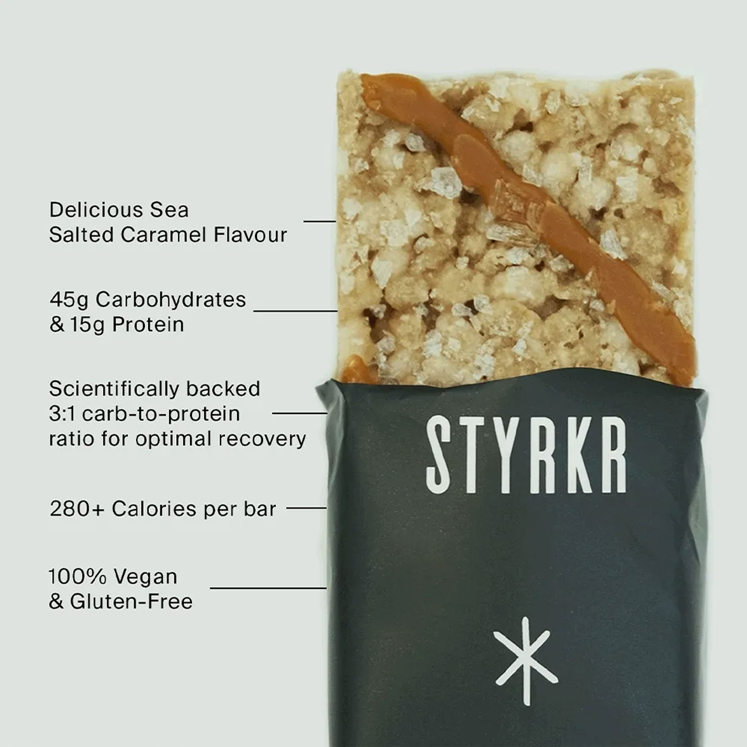 Styrkr Bar+ Recovery Protein Bar - Box of 12 | Merlin Cycles