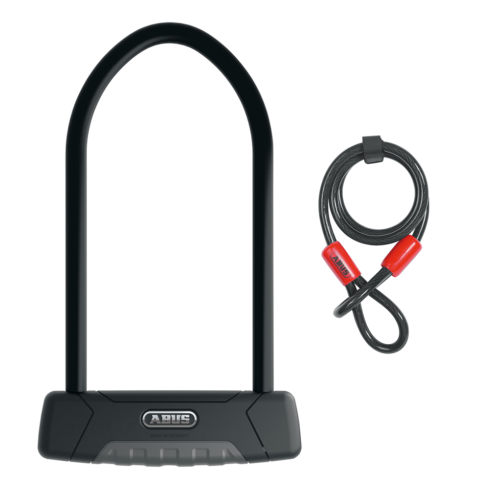 Abus Granit Plus 470 U-Shackle Lock With 10/120 Cobra Cable | Merlin Cycles