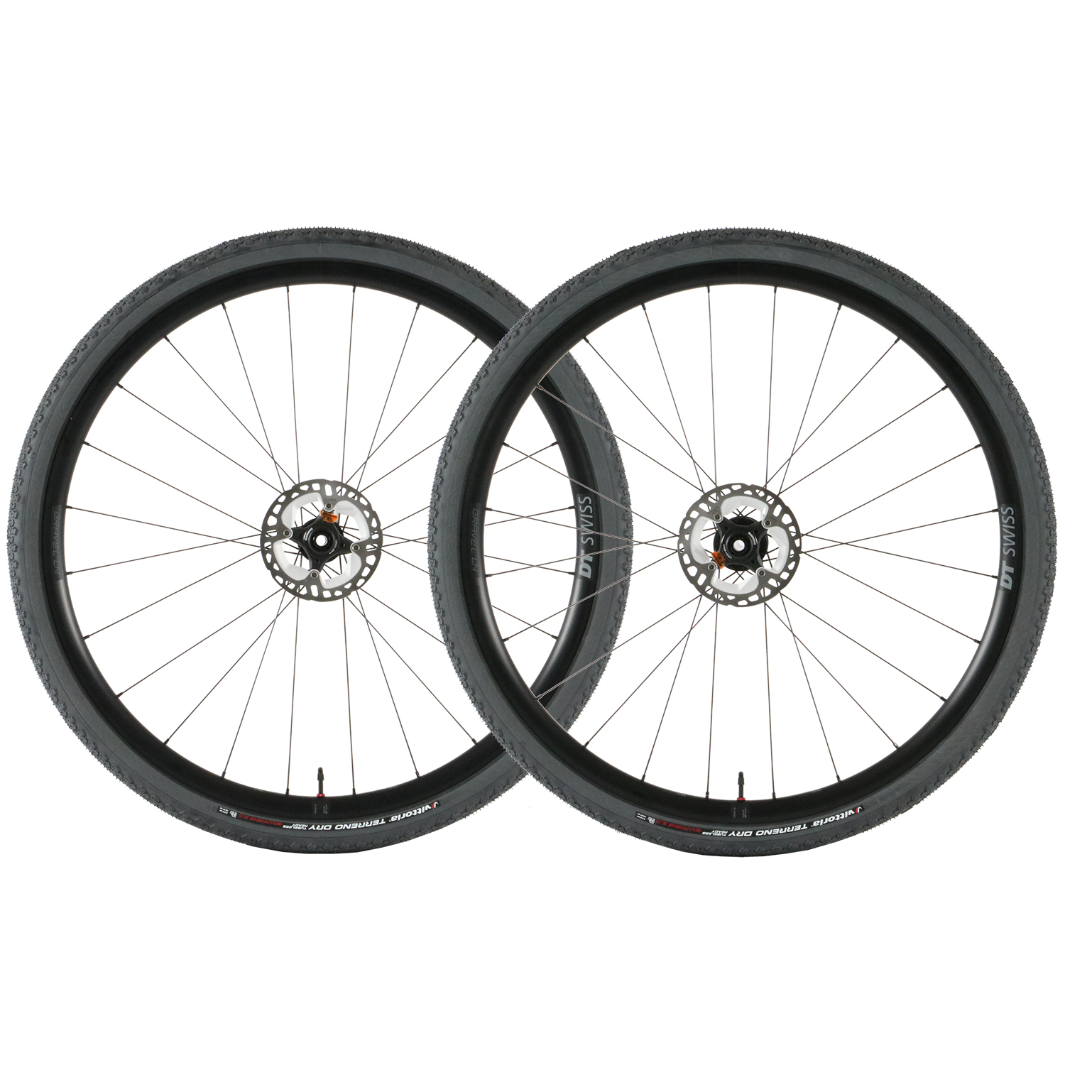 DT Swiss Gravel LN Disc Wheelset With Tyres And Rotors - 700c
