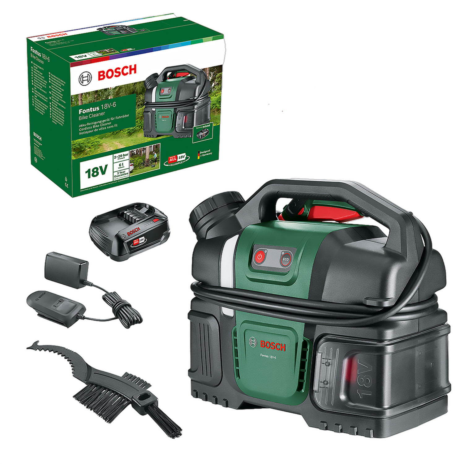 Bosch Fontus 18V-6 Cordless Bike Cleaner | Merlin Cycles