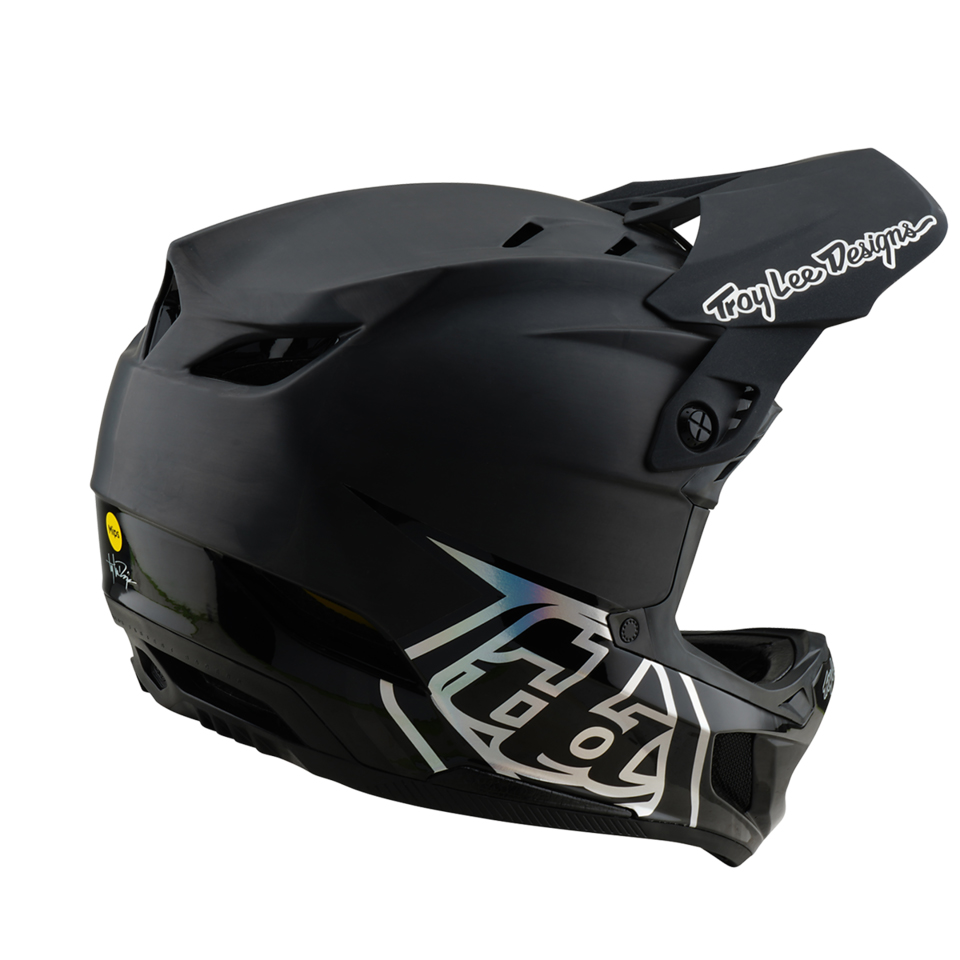 Troy Lee Design D4 Stealth Carbon Full Face Helmet | Merlin Cycles