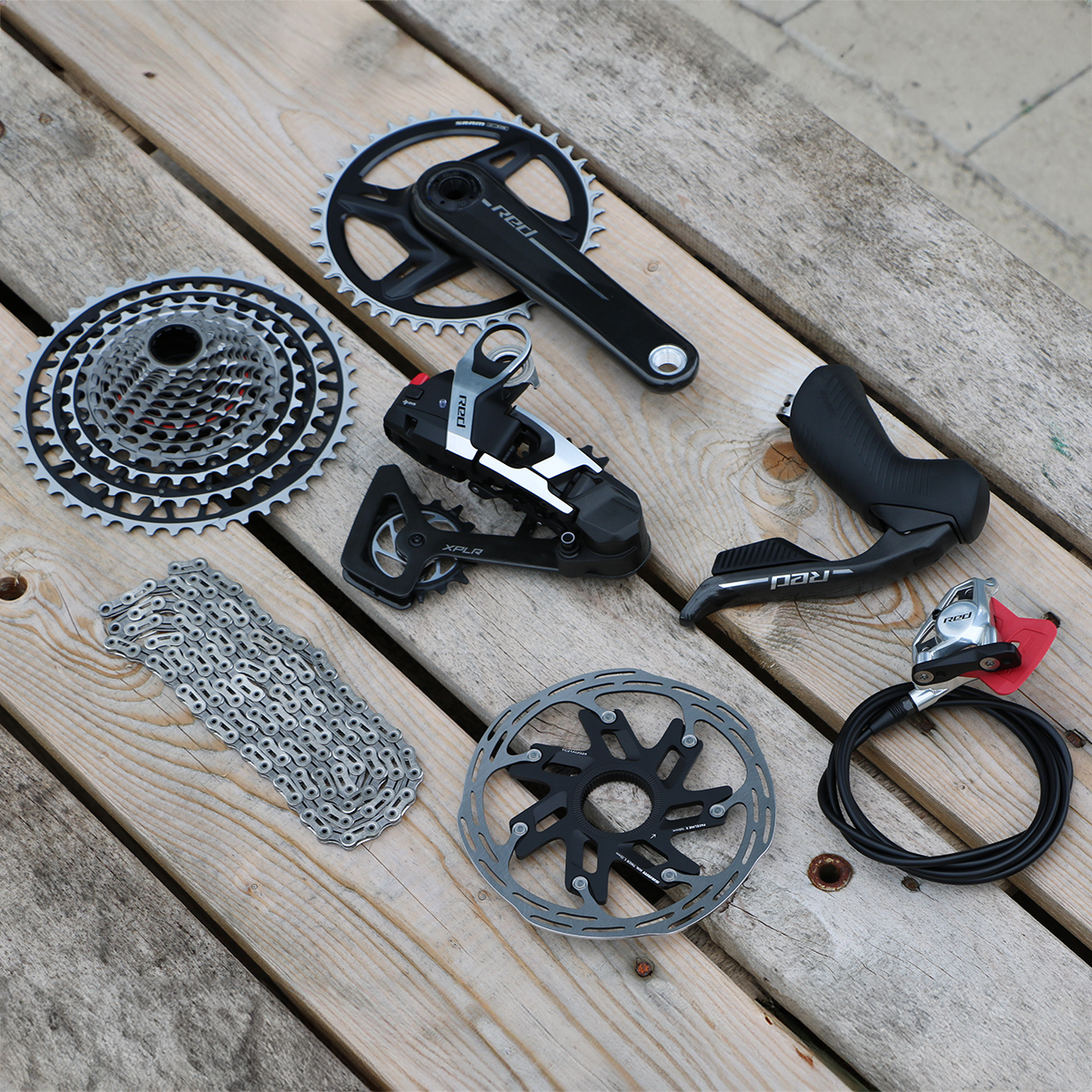 Sram Red XPLR AXS Electronic Wireless Groupset - 13 Speed | Merlin Cycles