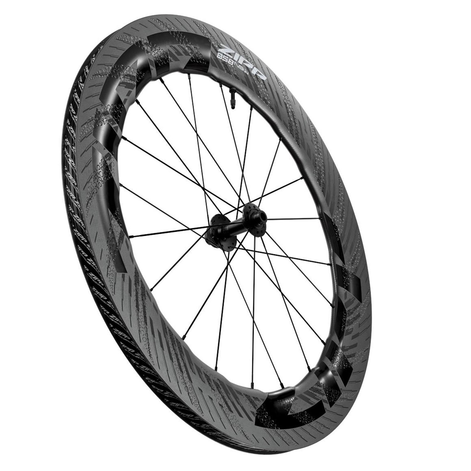 Zipp 858 NSW Carbon Tubeless Disc Front Tubeless Wheel - 700c | Merlin ...
