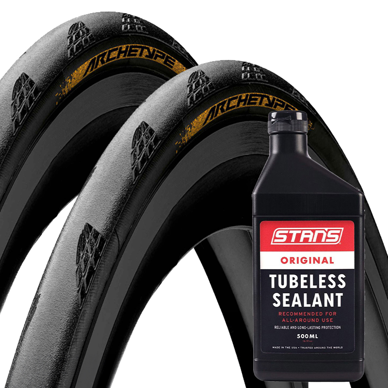 Continental ArcheType TDF Limited Edition TR Folding Tyres With Stans ...