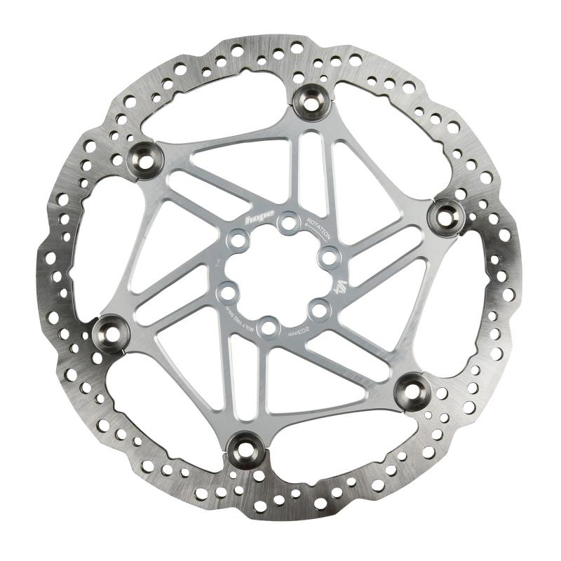 Hope Tech V4 Vented 6 Bolt Floating Disc Rotor - 203mm | Merlin Cycles