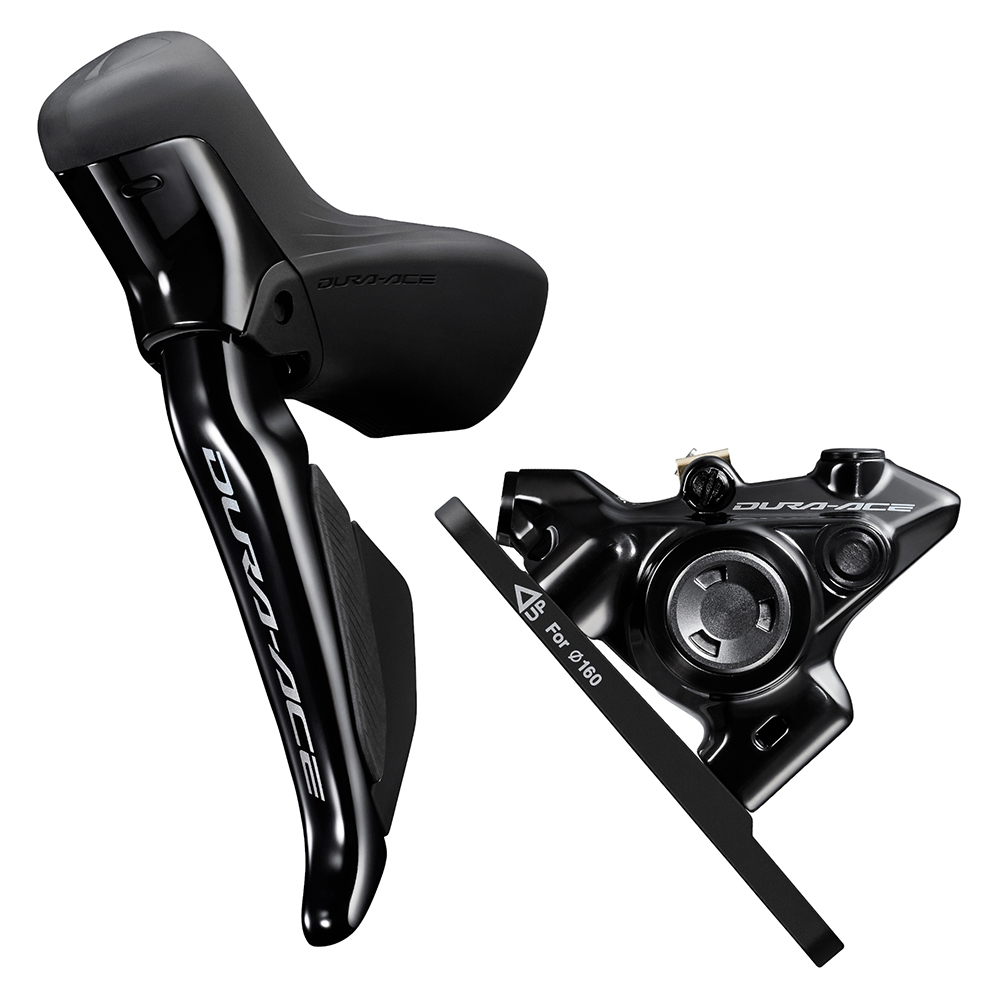Shimano Dura Ace R9270 Di2 Hydraulic Disc STI Lever & R9270 Flat Mount ...
