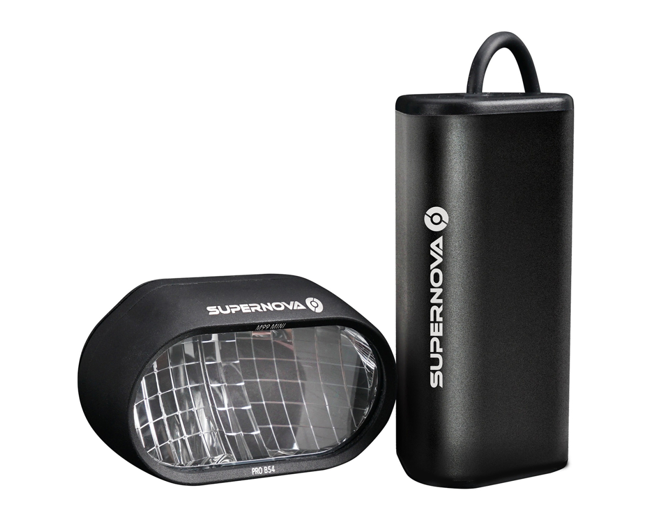 Supernova M99 Mini Pro B54 Front Light with Battery | Merlin Cycles