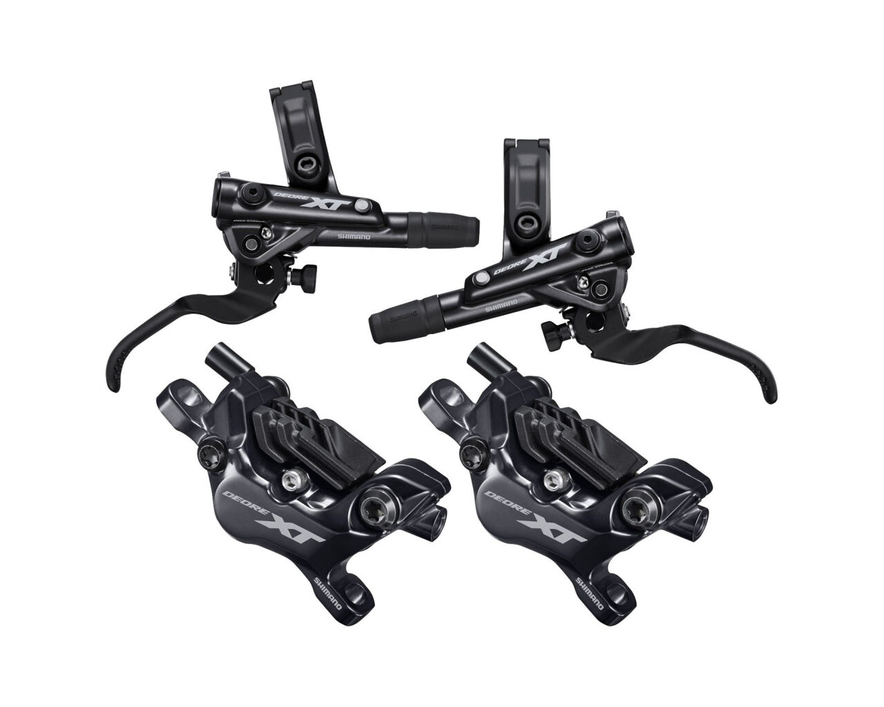 Shimano XT M8120 Front And Rear Disc Brake Set | Merlin Cycles