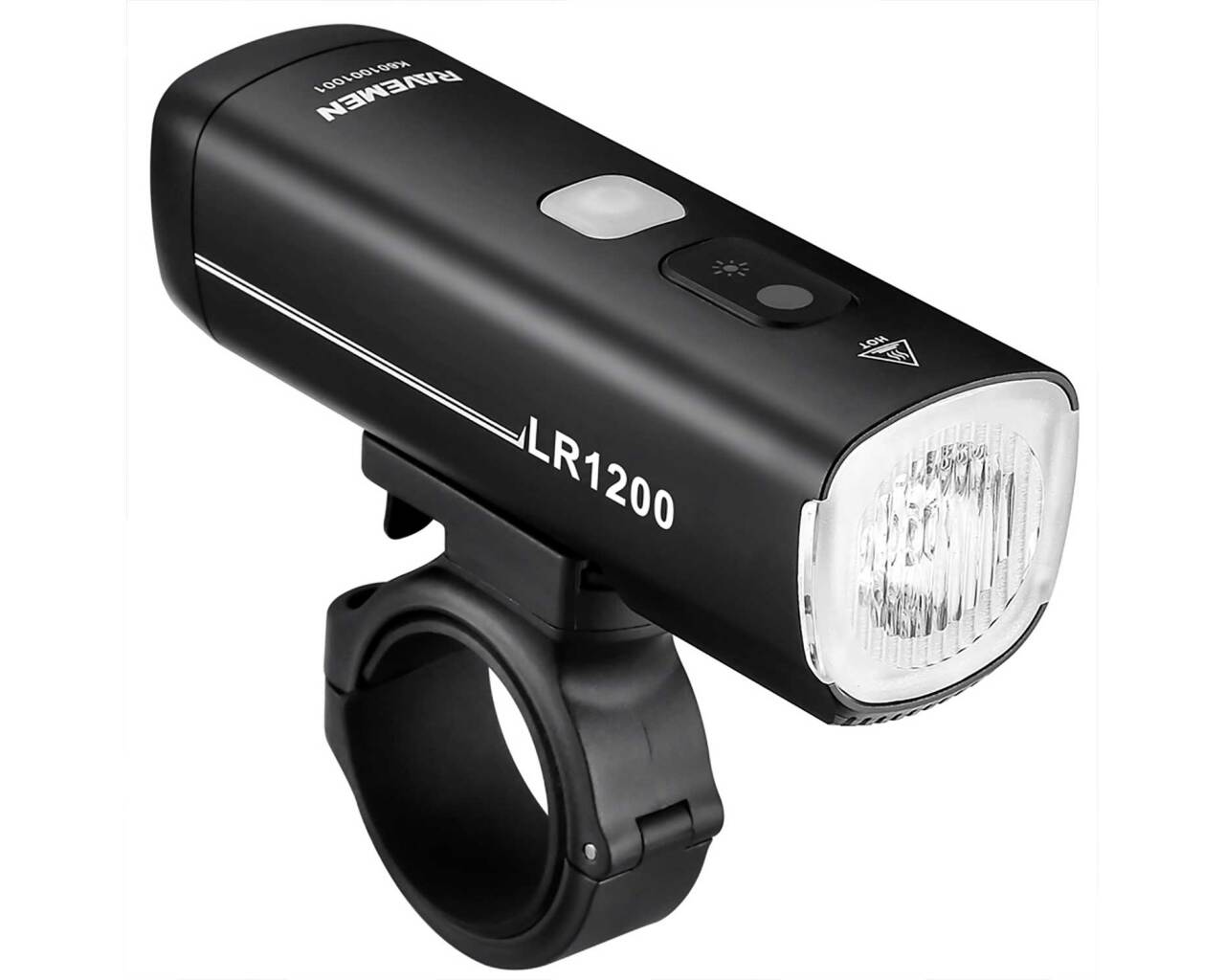 Ravemen LR1200 USB Rechargeable Curved Lens Front Light | Merlin Cycles