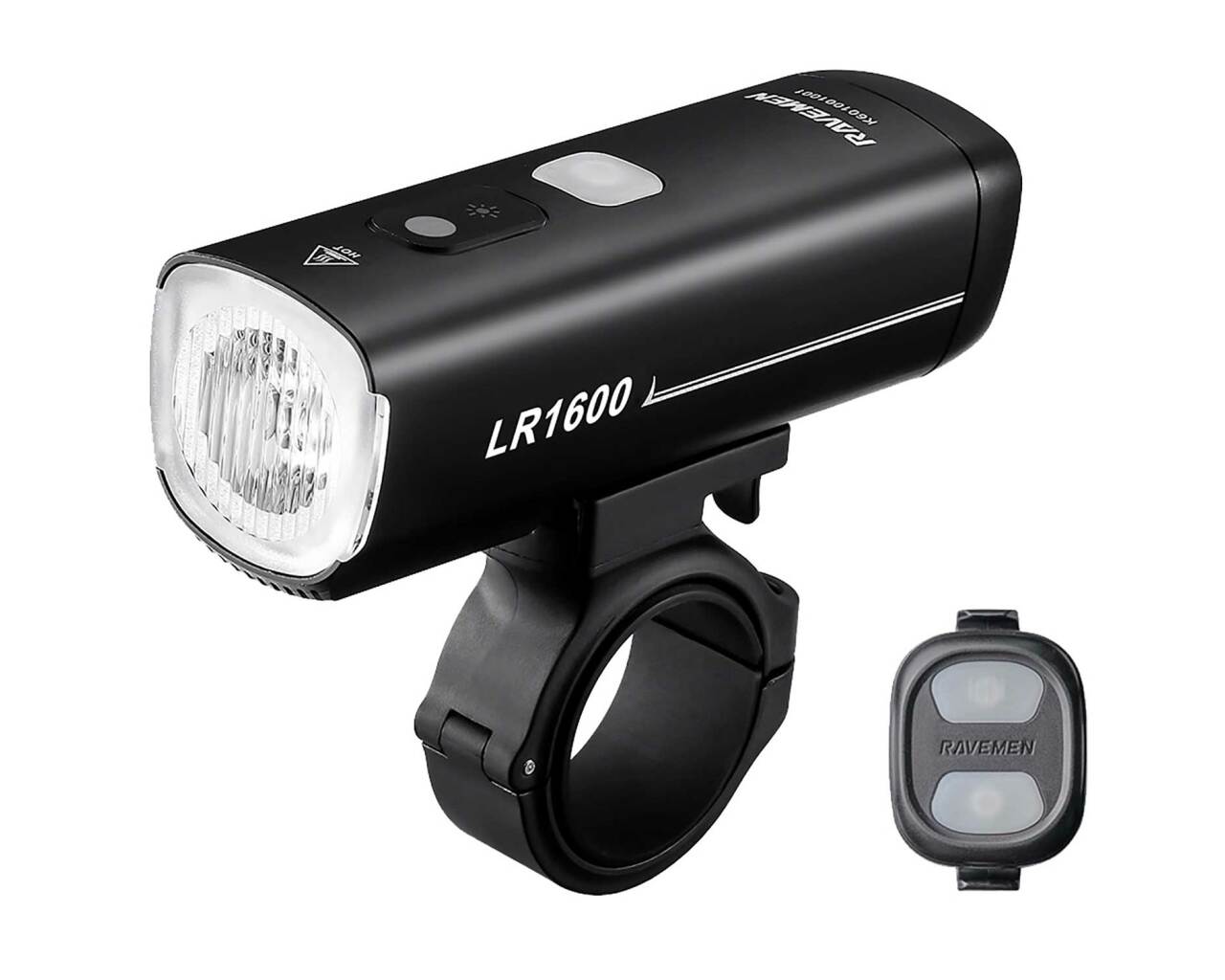 Ravemen LR1600 USB Rechargeable Curved Lens Front Light | Merlin Cycles