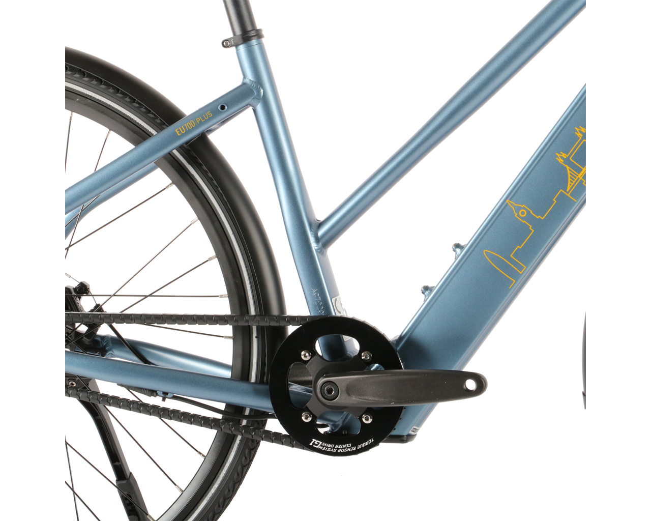 Metroneer London EU700 Plus Step-Thru Hybrid E-Bike | Merlin Cycles