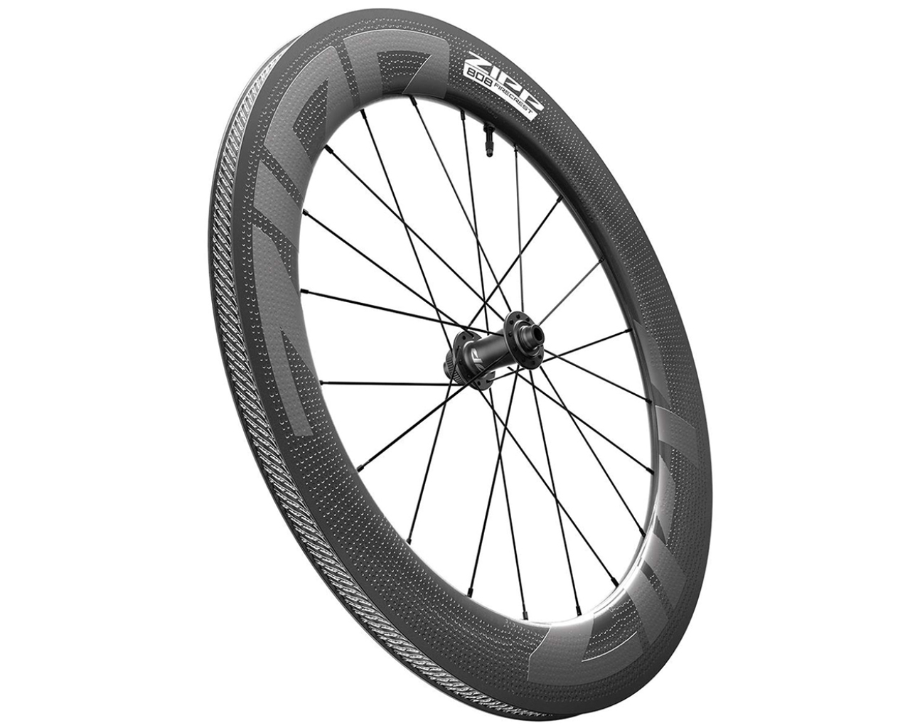 Zipp 808 Firecrest Carbon Tubeless Disc Front Clincher Wheel - 700c ...