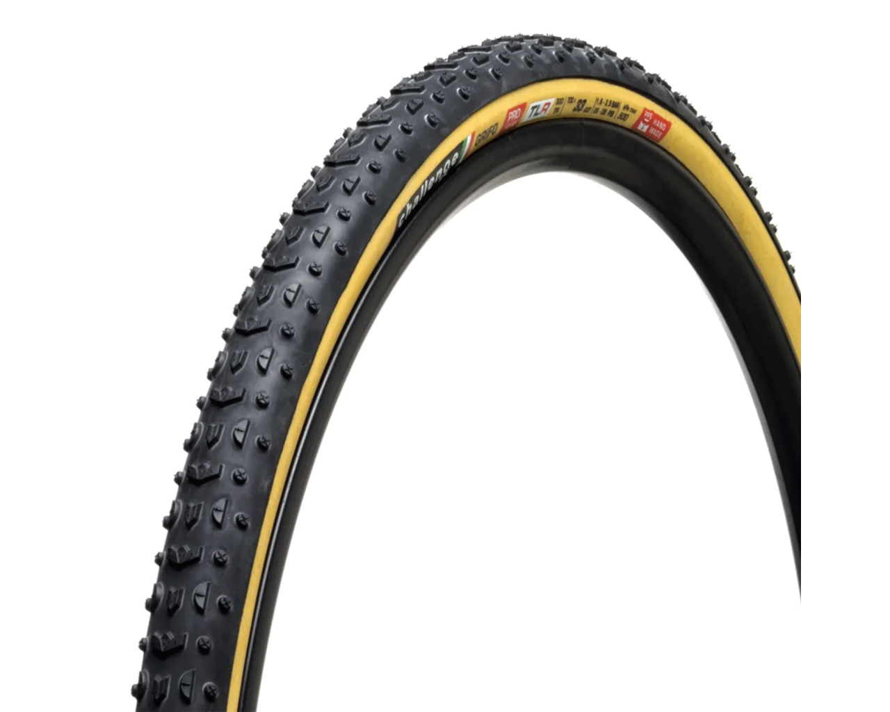 Challenge Grifo Handmade Tubeless Ready CX Tyre - 700c | Merlin Cycles