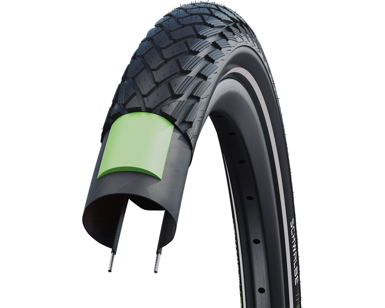 Schwalbe Marathon Green Guard Performance Touring Tyre - 700c | Merlin ...