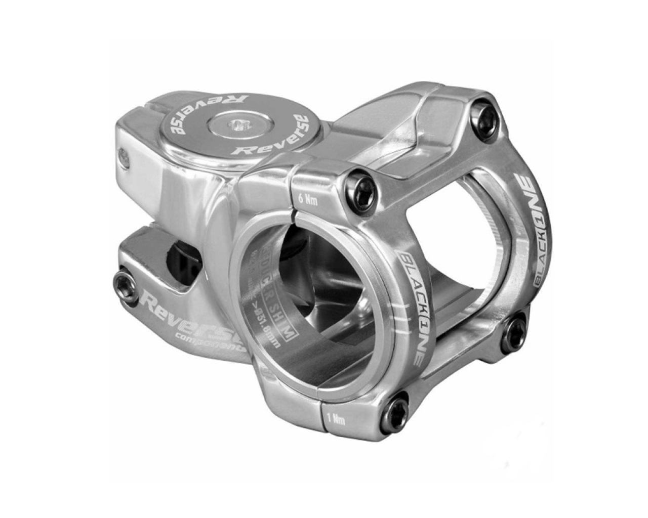 Reverse Components Black One D 2 Titanium Stem Merlin Cycles 7278