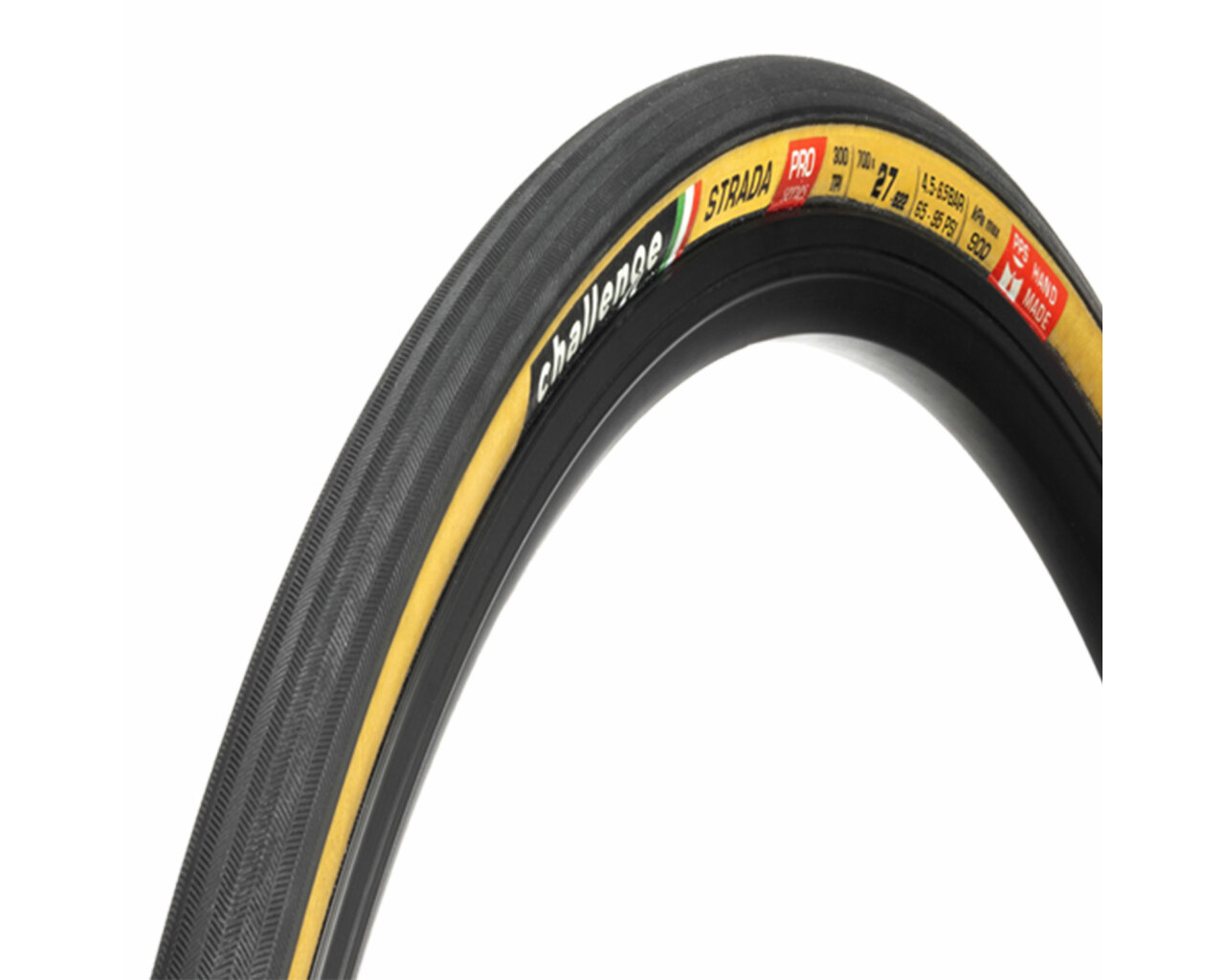 Challenge Strada Pro Handmade Clincher Road Tyre | Merlin Cycles