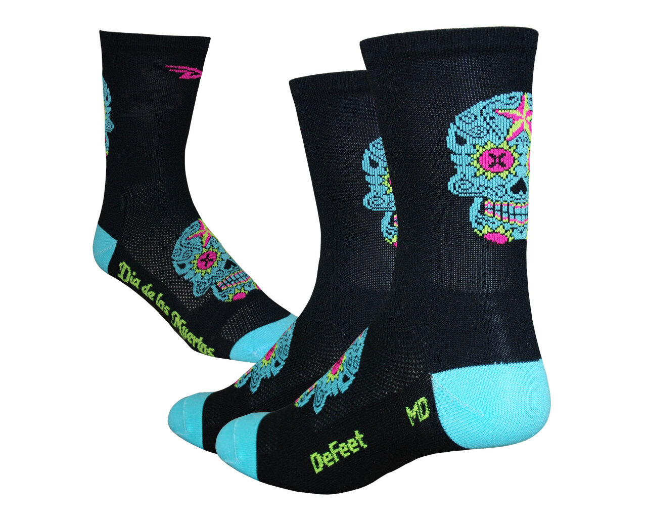 Defeet Aireator 5" Sugarskull Socks | Merlin Cycles