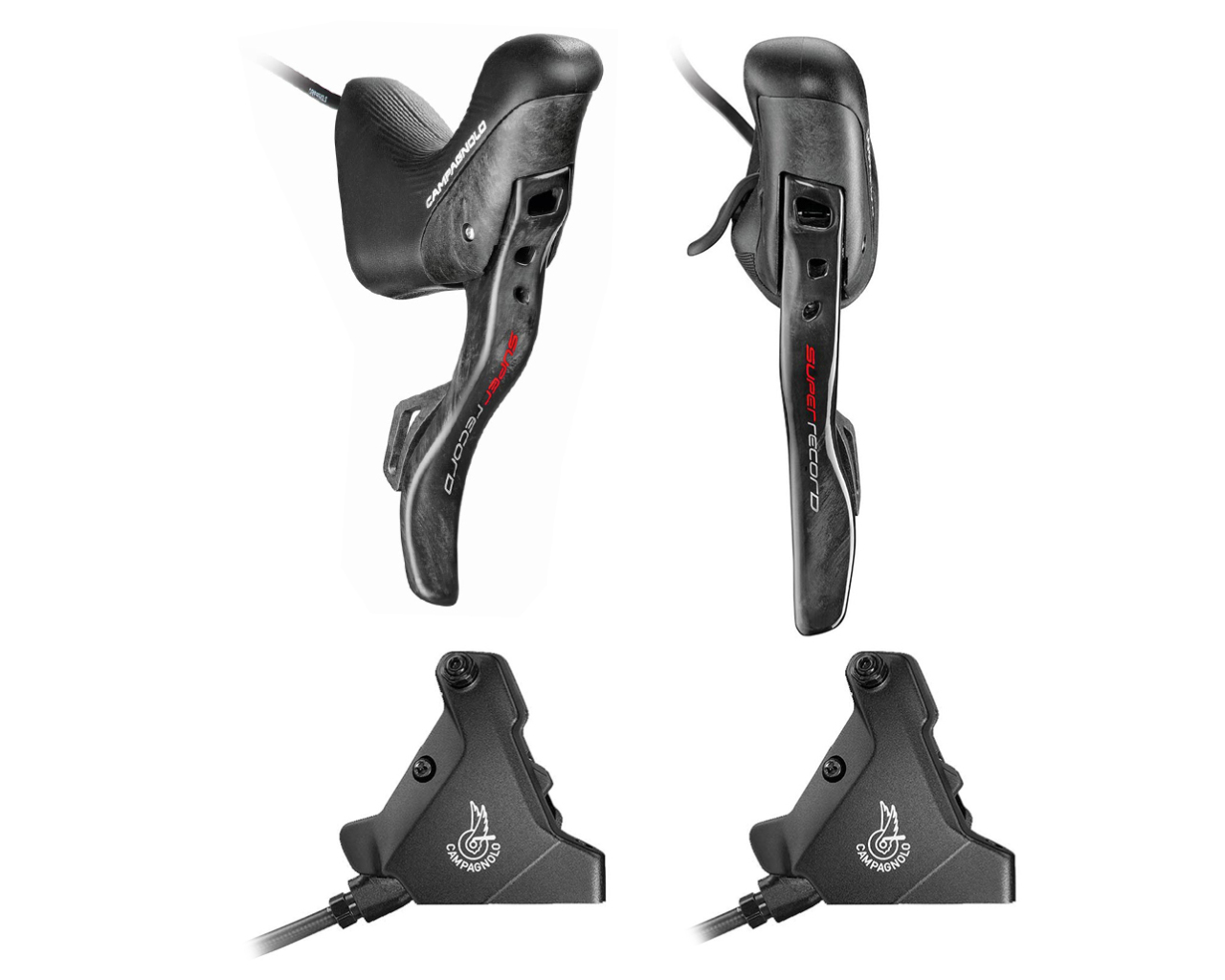 Campagnolo Super Record EPS Disc Brake Set With Flat Mount Calipers ...