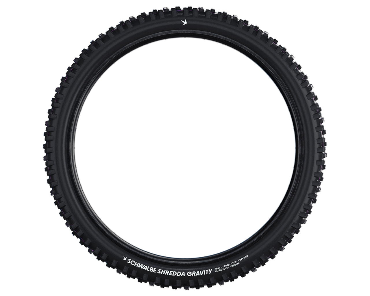 Schwalbe Shredda Radial Gravitry Pro Ultra Soft Folding Rear MTB Tyre ...