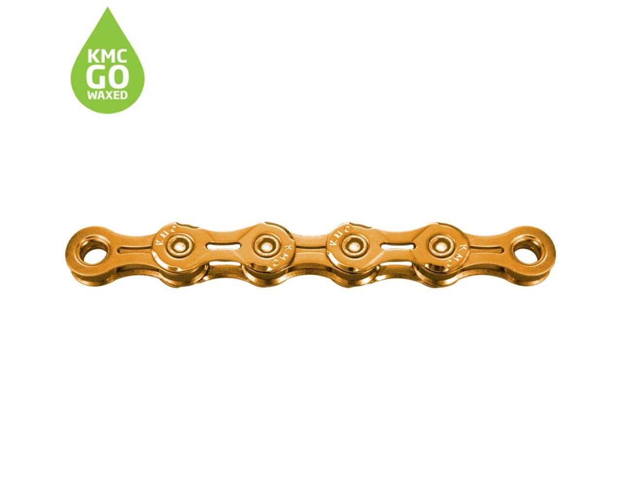 KMC X11EL Ti-N Gold Pre-waxed Chain - 11 Speed | Merlin Cycles