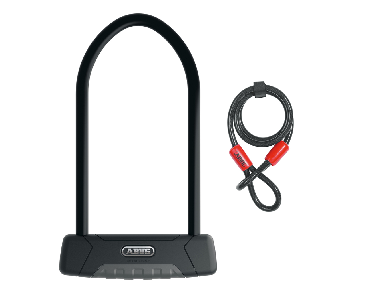Abus Granit Plus 470 U-Shackle Lock With 10/120 Cobra Cable | Merlin Cycles