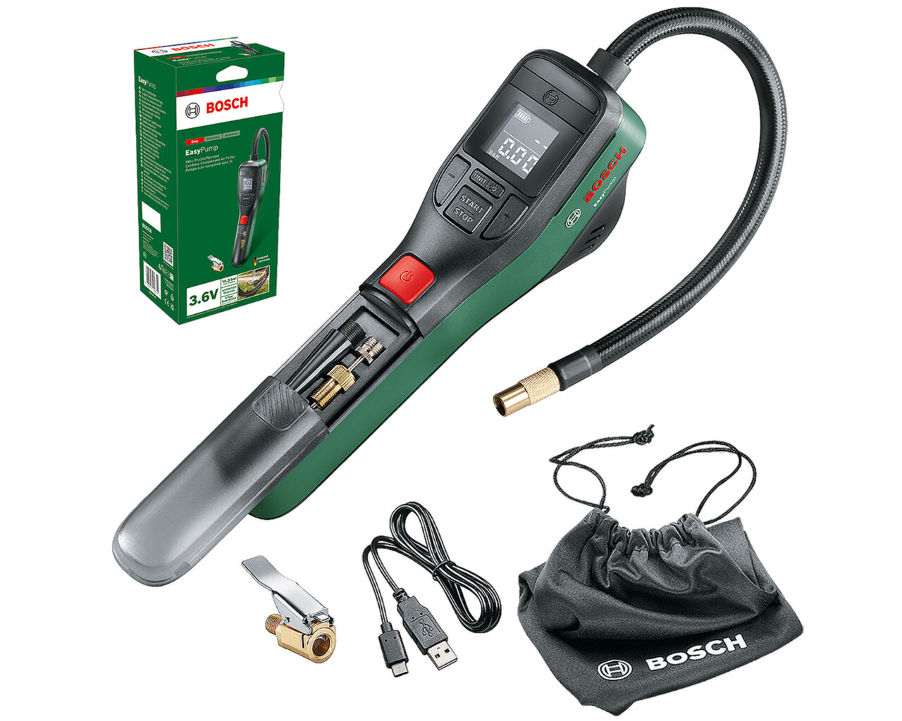 Bosch Easy Pump Cordless Air Pump | Merlin Cycles