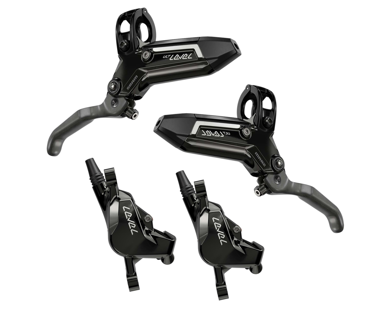 Sram Level Ultimate Stealth Front And Rear Disc Brake Set | Merlin Cycles