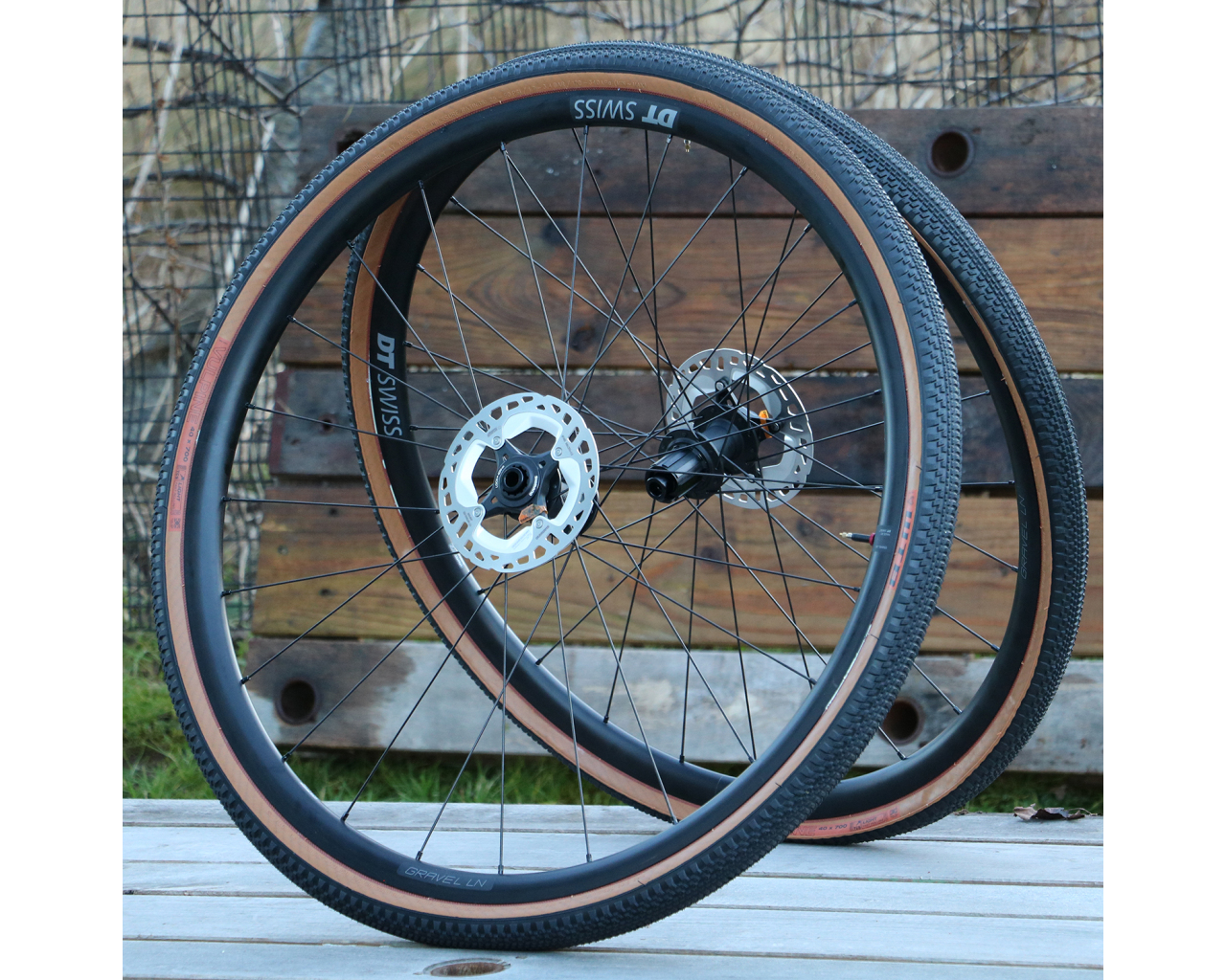 DT Swiss Gravel LN Disc Wheelset With Tyres And Rotors - 700c