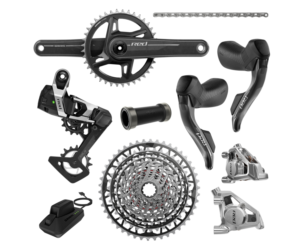 Sram Red XPLR AXS Electronic Wireless Groupset - 13 Speed | Merlin Cycles