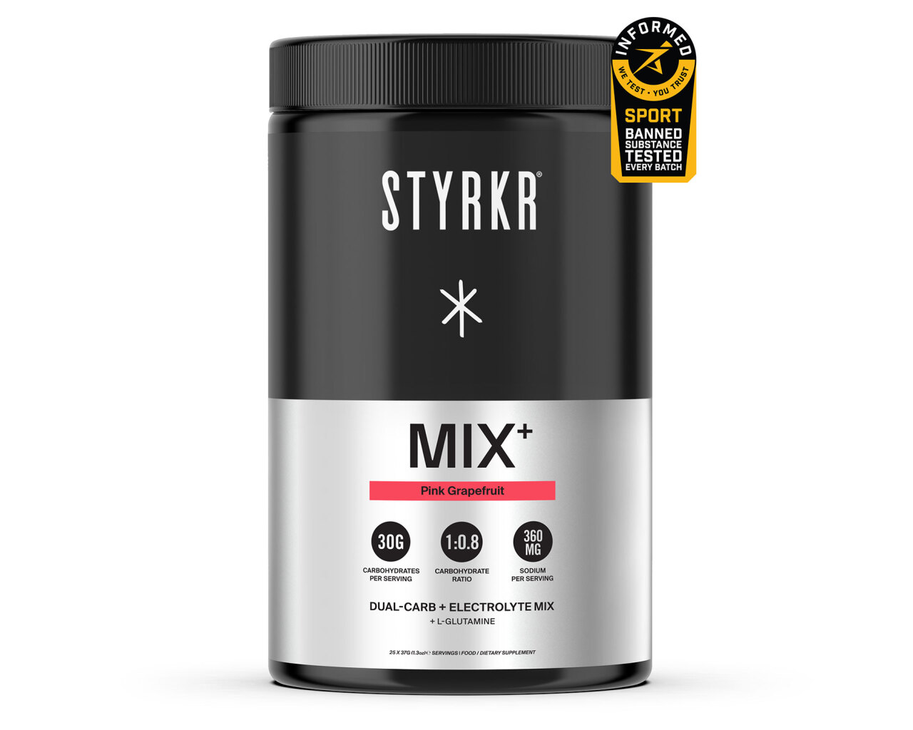 Styrkr MIX+ Dual Carb & Electrolyte Mix - 25 Servings | Merlin Cycles
