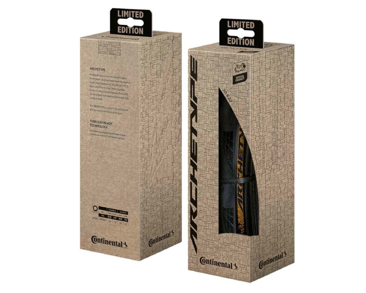 Continental ArcheType TDF Limited Edition TR Folding Tyre - 700c ...