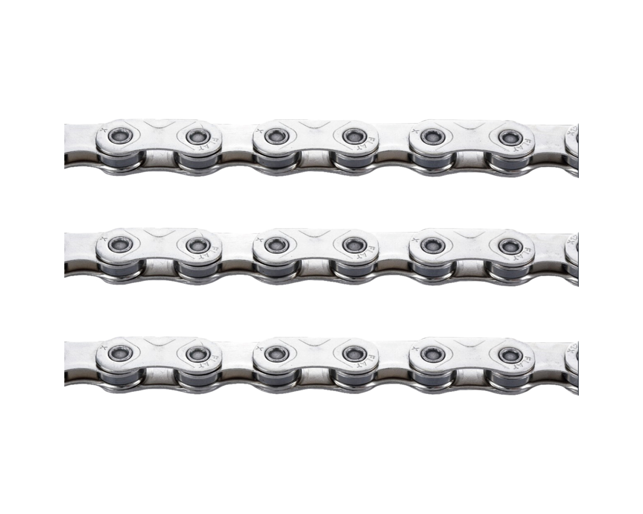 KMC X Flat Silver Pre-Waxed Chain -12/13 Speed | Merlin Cycles