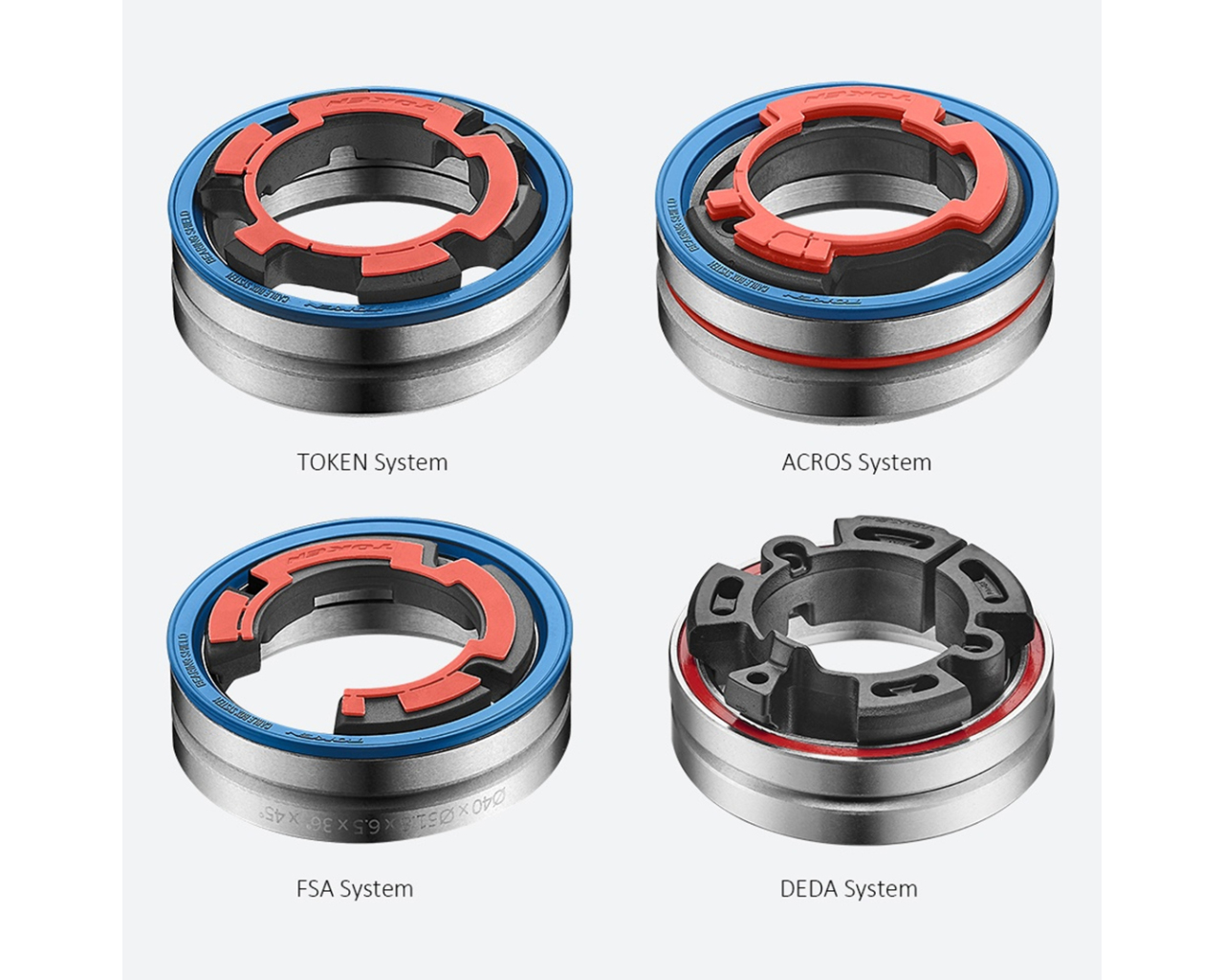 Token 4 In 1 Aero Integrated Headset Bearing Kit