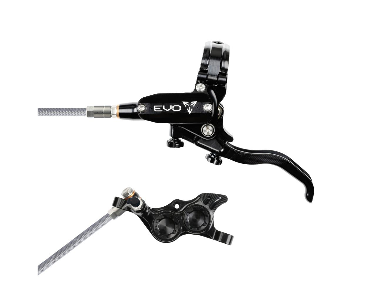 Hope Tech 4 Evo TR4 Braided Disc Brake - Black / Colours | Merlin Cycles