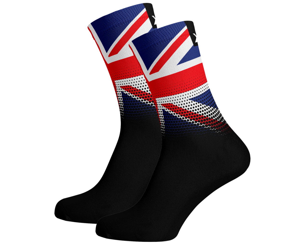 Sox Footwear United Kingdom Flag Black Premium Crew Socks | Merlin Cycles