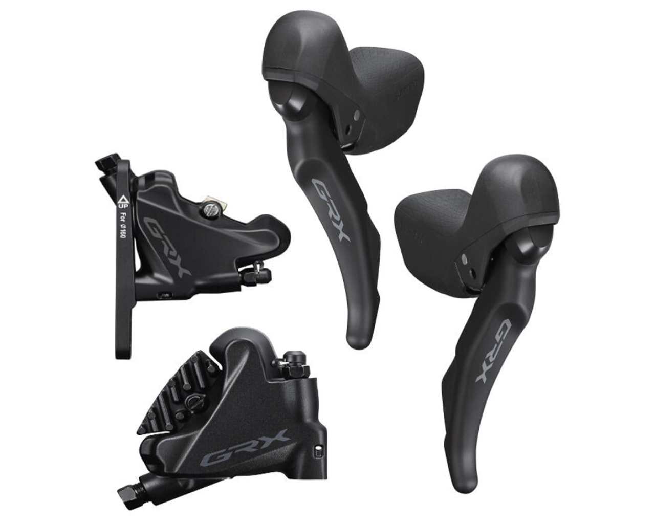 Shimano GRX RX600 Disc Brake STI's & RX410 Flat Mount Calipers - 2x11 ...