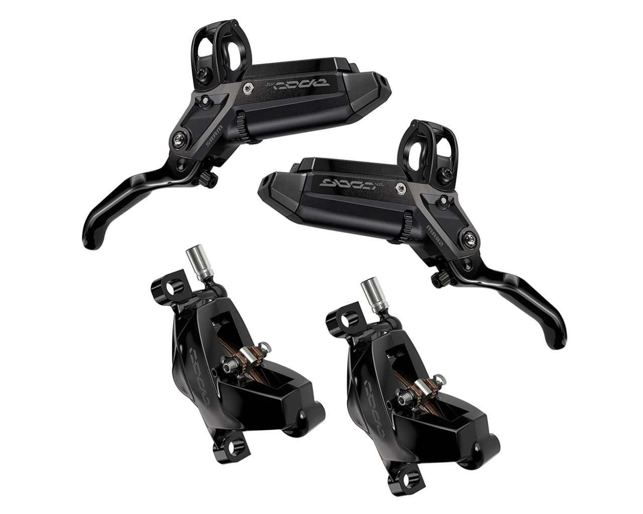 Sram Code Silver Stealth Front And Rear Disc Brake Set | Merlin Cycles