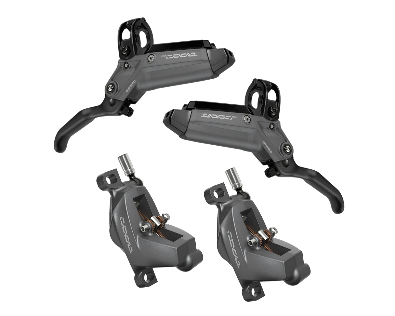 Sram Code Bronze Stealth Front And Rear Disc Brake Set | Merlin Cycles