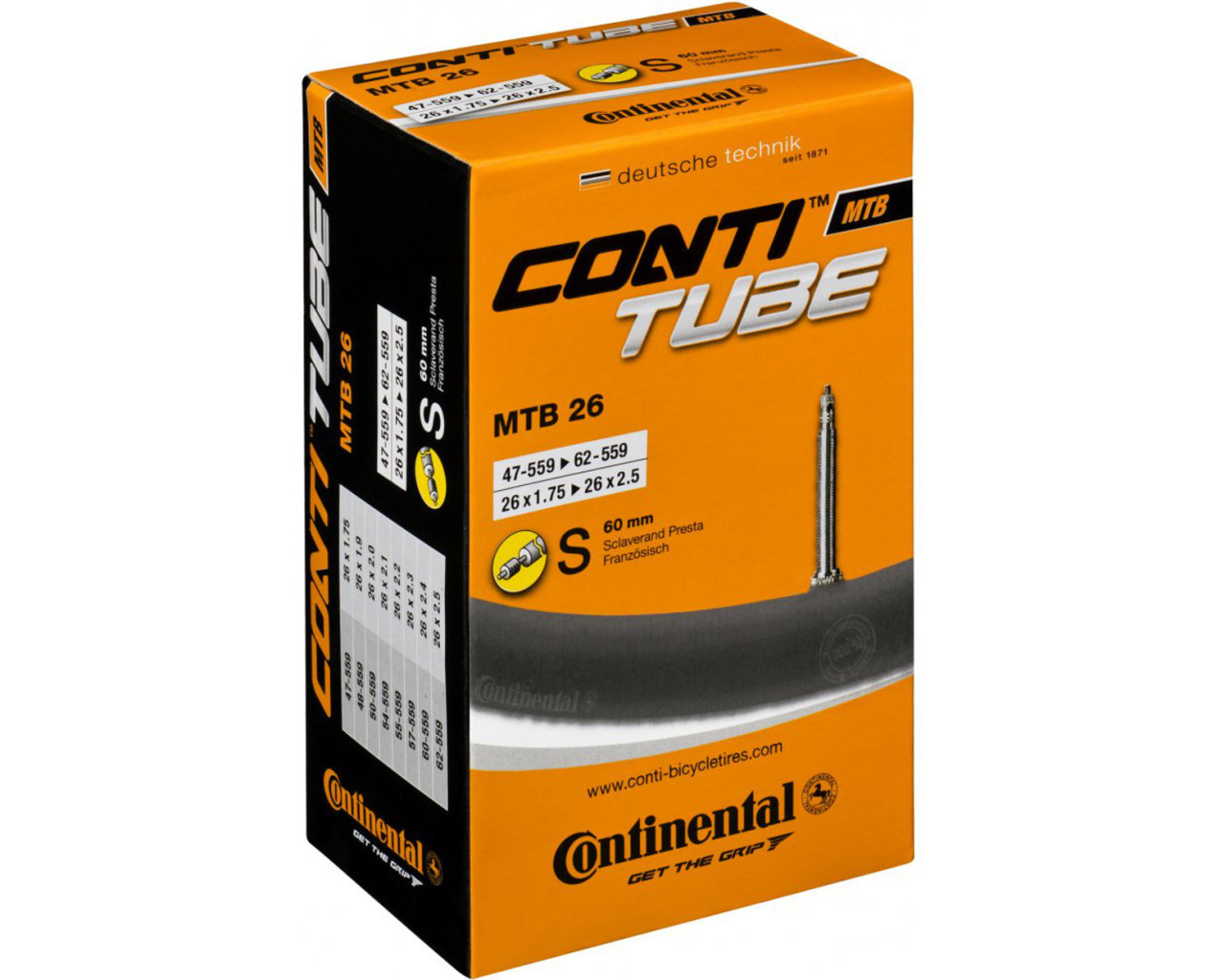 Continental 26" MTB Inner Tube | Merlin Cycles