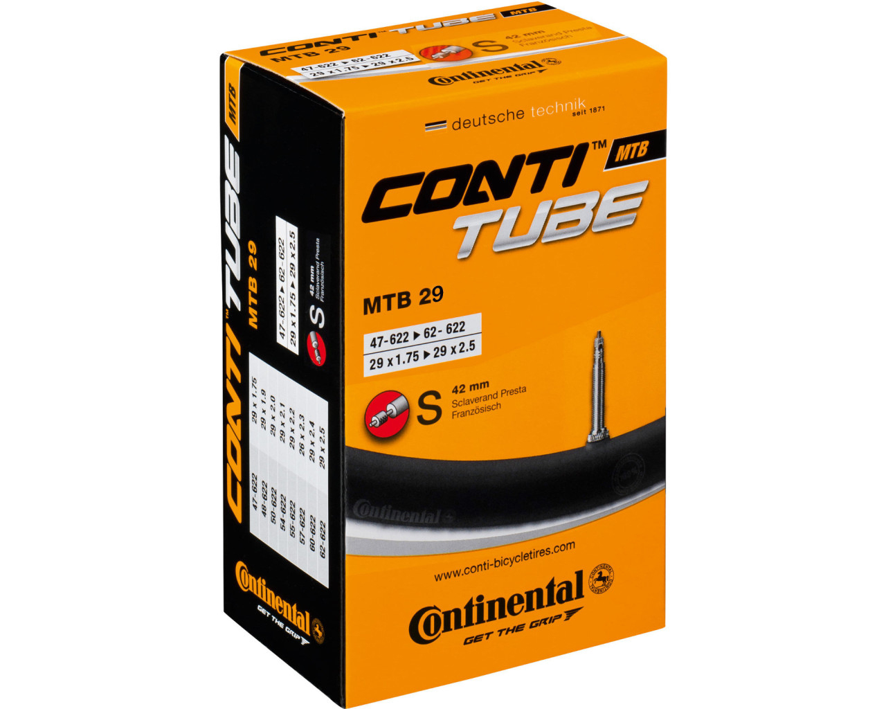 Continental MTB Race Light Inner tube - 29" | Merlin Cycles