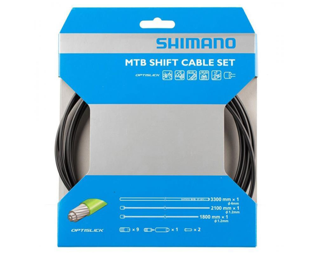 Shimano XT M8000 MTB Optislick Gear Cable Set | Merlin Cycles