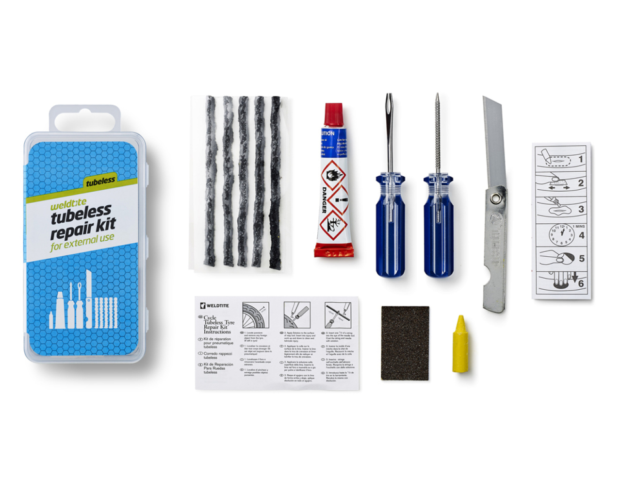 Weldtite Tubeless Tyre Repair Kit | Merlin Cycles