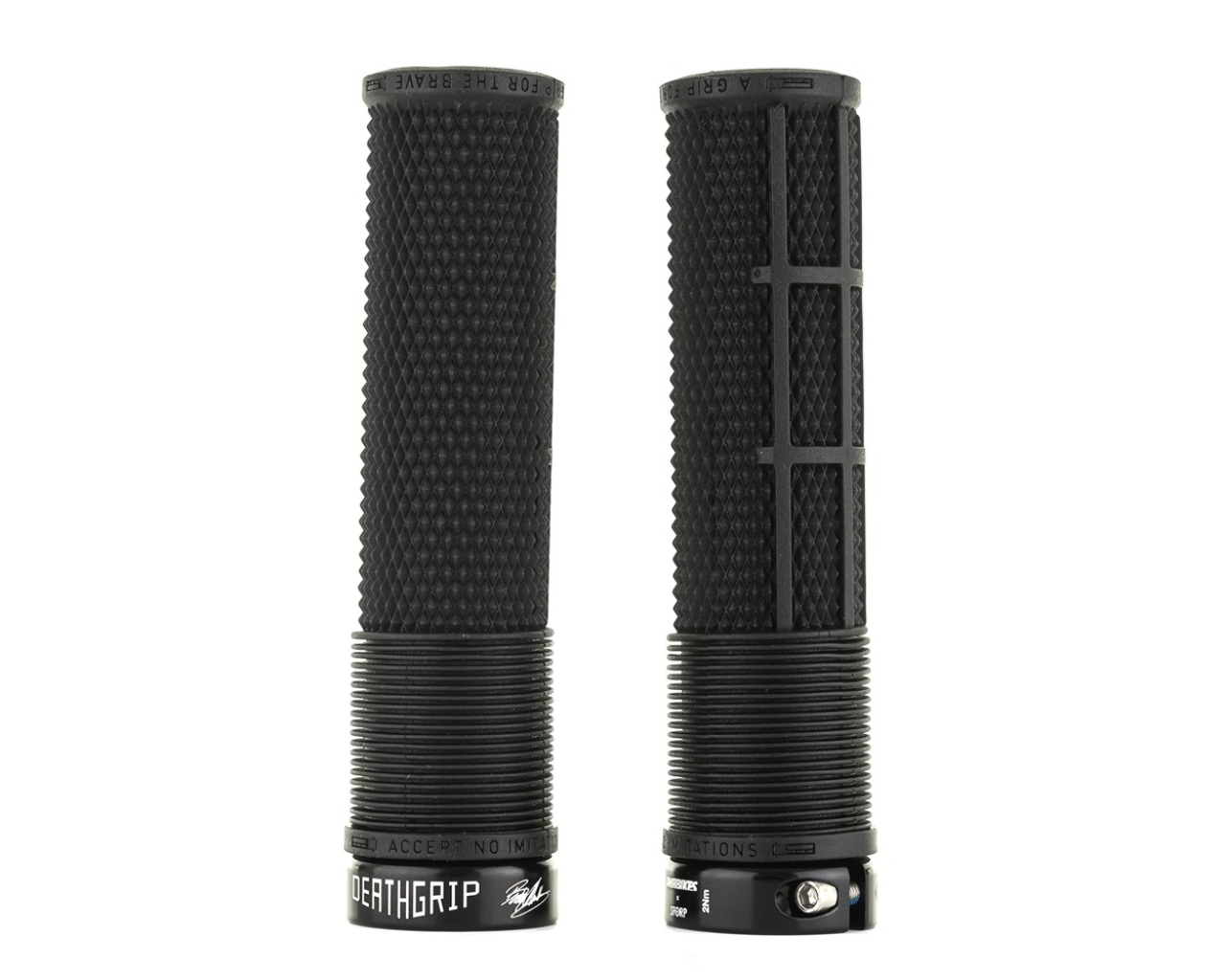 DMR Brendog Deathgrip Non Flange Lock-On Grips | Merlin Cycles