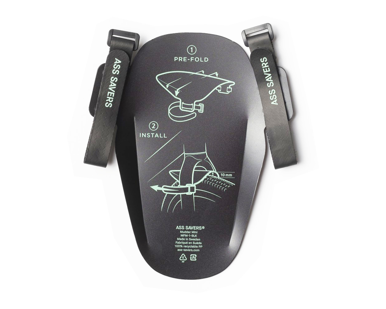 Ass Savers Mini Mudder Fork Mounted Front CX/Gravel Mudguard | Merlin ...